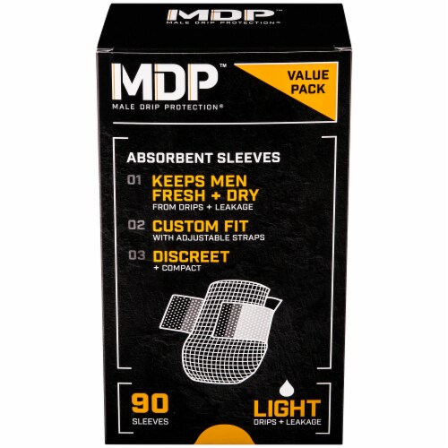 Mdp Male Drip Protection Light Absorbent Sleeves 90 Ct Harris Teeter