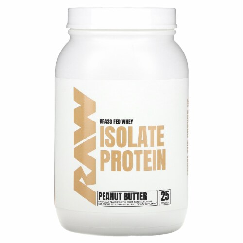 Raw Nutrition Grass Fed Whey Isolate Protein Peanut Butter - 1.89 lb ... Raw Nutrition Grass Fed Whey Isolate Protein Peanut Butter - 1.89 lb ...