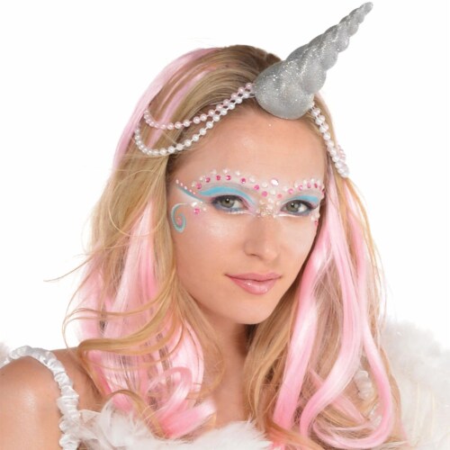 Silver Glitter Unicorn Horn Headband 1 Harris Teeter