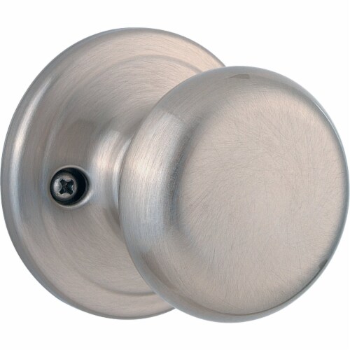 Kwikset Juno Dummy Door Knob Satin Silver 1 ct Mariano s