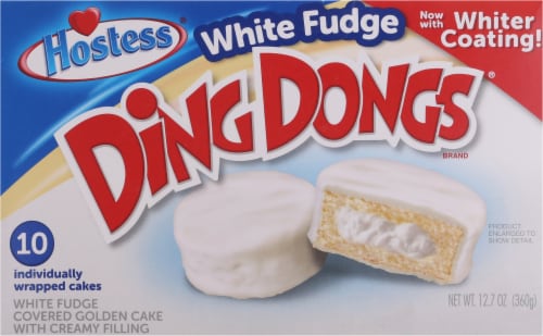 Hostess® White Fudge Ding Dongs®, 12.7 oz - Kroger Hostess® White Fudge Ding Dongs®, 12.7 oz - Kroger