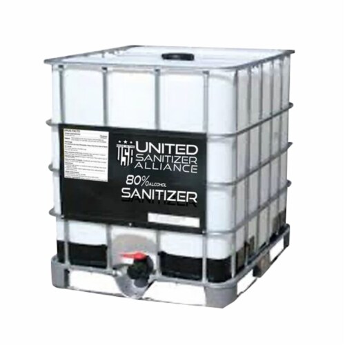 United Sanitizer Multipurpose Bulk Liquid Based Hand Sanitizer 265 Gallon 40x48x48xInches King Soopers