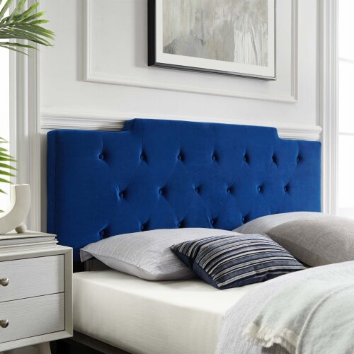Cal king velvet headboard store