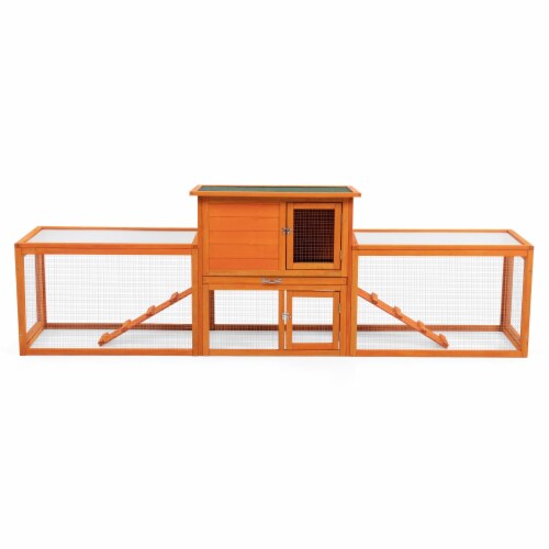 Simplie Fun Large Three Box Rabbit Cage For Indoor And Outdoor Use Orange 1 Count Kroger