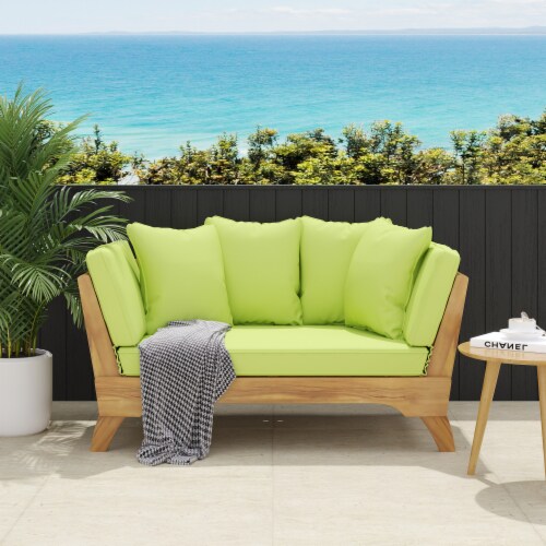 Outdoor acacia wood daybed store