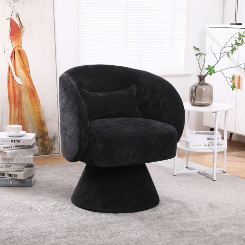 Elegant swivel barrel chair store