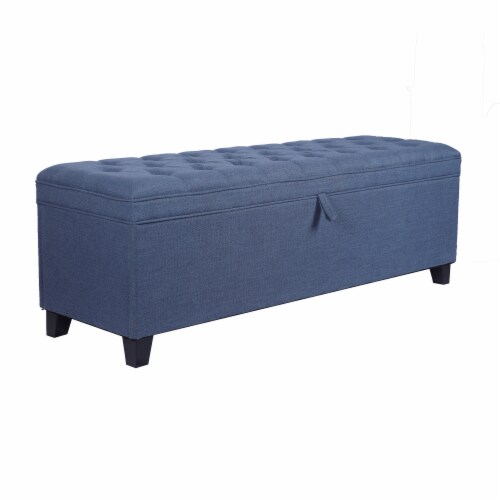 Simplie Fun Luxurious Button Tufted Storage Ottoman Bench With Ample