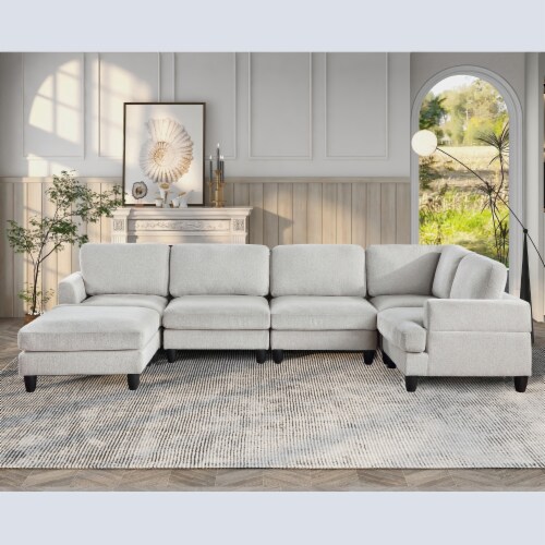 Simplie Fun Modular Sectional Sofa Couch with Ottoman Comfort Meets Customization 1 count King Soopers