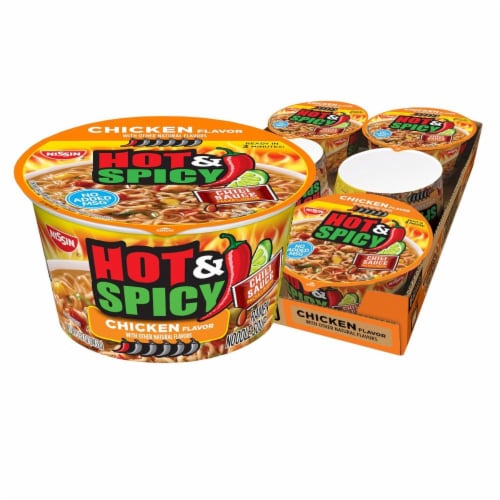 Hot Spicy Ramen Noodle Soup Chicken 3.32 Ounce Pack of 6 3.32 Ounce Pack of 6 Foods Co