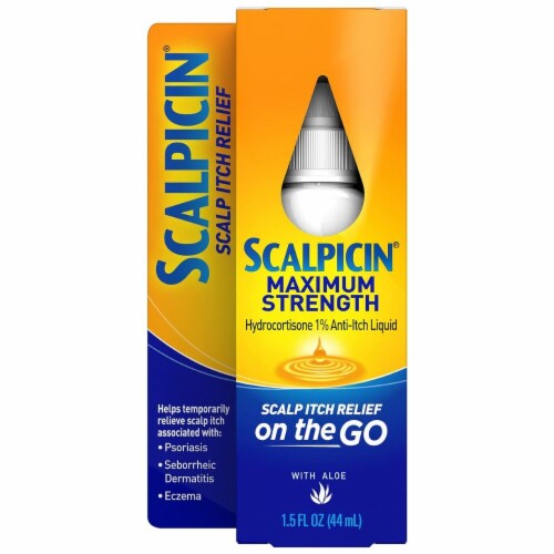Scalpicin Max Strength Scalp Itch Treatment 1.5 oz. Pack of 1 1.5 Ounce Pack of 1 Kroger