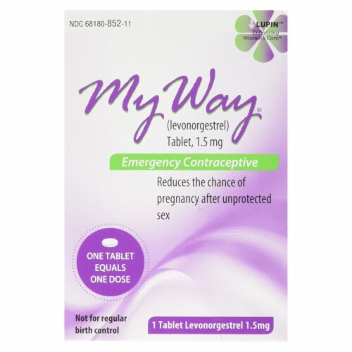 My Way Emergency Contraceptive 1 Tablet Compare To Plan B One Step 1