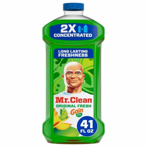 Mr Clean 2x Concentrated Multi Surface Cleaner With Gain Original Scent 41 Fl Oz 1 Pack 4 Fl