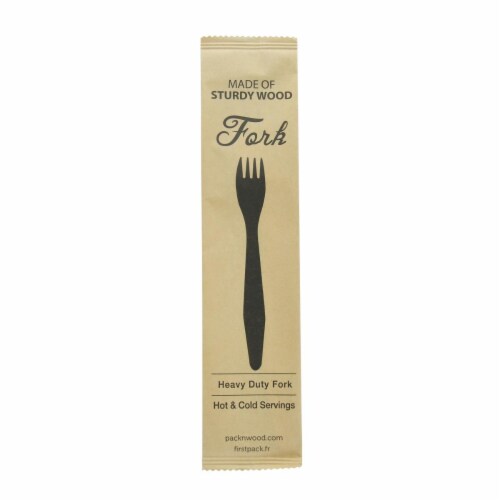 Packnwood 7 3 In Heavy Weight Wooden Fork Wrapped In Paper Wrapper 1 Ralphs