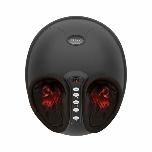 Trakk Dome Shiatsu Air Compression Vibrating Foot Massager With Heat Black 1 Piece Kroger