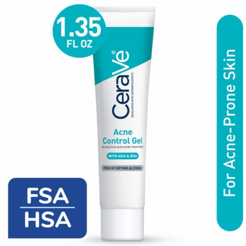 Cerave Acne Control Gel 2 Salicylic Acid Acne Treatment Clears Acne