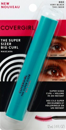 CoverGirl Super Sizer Big Curl 800 Very Black Mascara, 1 ct - Kroger CoverGirl Super Sizer Big Curl 800 Very Black Mascara, 1 ct - Kroger