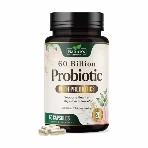 Probiotics For Digestive Health Daily Probiotic Supplement With 40 Billion Cfu 60 Capsules 60