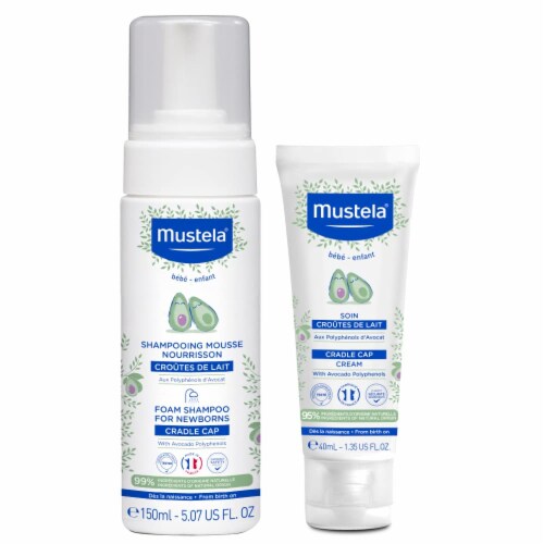 Mustela Baby Cradle Cap Bundle Natural Baby Shampoo Cradle Cap Cream Set of 2 Kroger