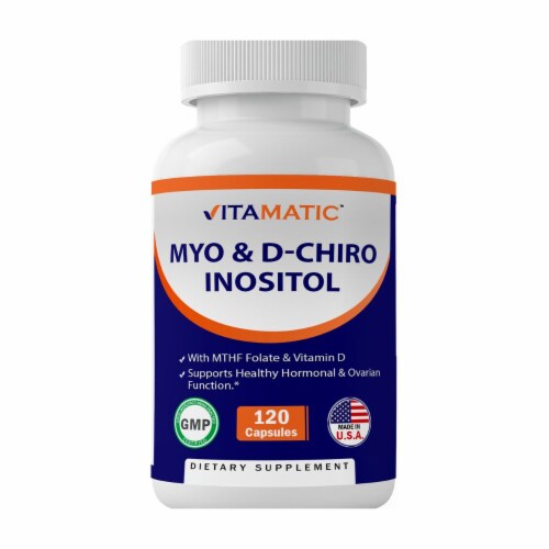 Vitamatic Myo Inositol And D Chiro Inositol Fertility Treatment 120 Capsules 120 Capsules Kroger