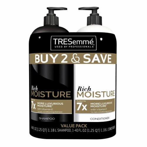 Tresemme Moisture Rich Shampoo And Conditioner Set 40 Oz 2 Pack 40 Oz