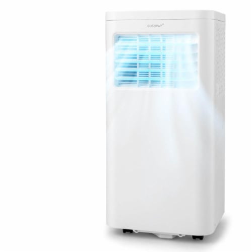 Costway 8000 Btu Ashrae Portable Air Conditioner Cools 250 Sq Ft 5000