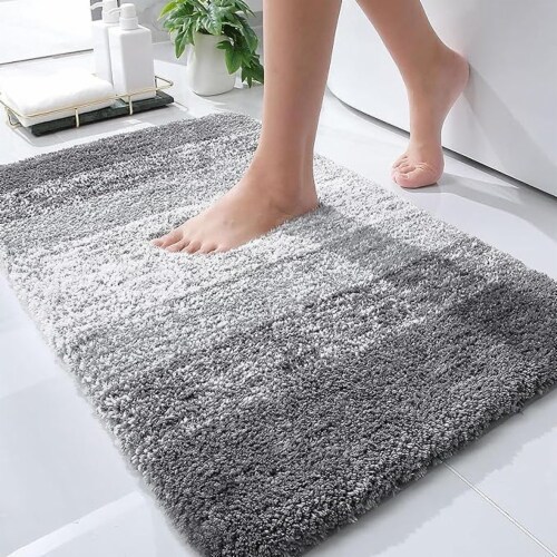 Grey bathroom rugs store