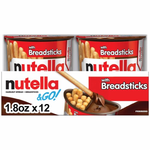 Nutella with breadsticks store