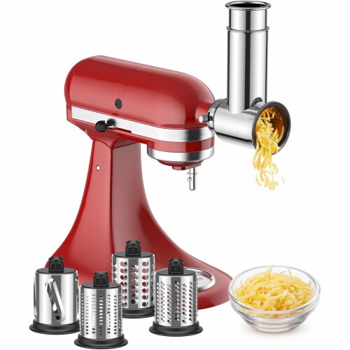 Stainless Steel Slicer Shredder Attachments for KitchenAid Stand Mixer 1.9 pounds Gerbes Super Markets