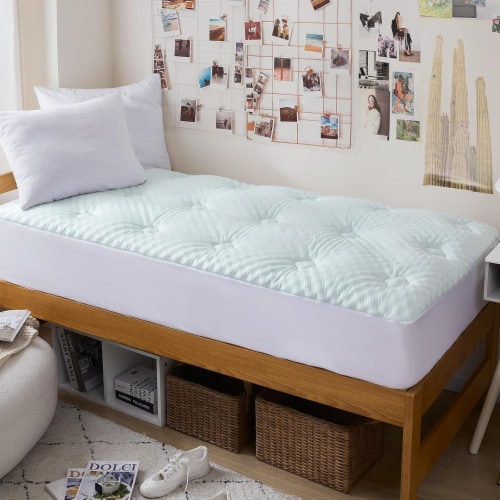 Foam Twin XL Mattress Topper for College Dorm Room 1 Piece Foods Co