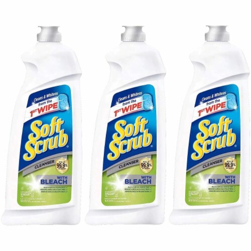 Soft Scrub Antibacterial Cleaner With Bleach Surface Cleanser 36 Ounce