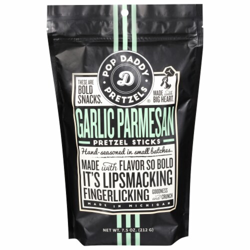 Pop Daddy Popcorn And Pretz Pretzel Garlic Parmesan 75 Oz Case Of 12 75 Oz Each Kroger