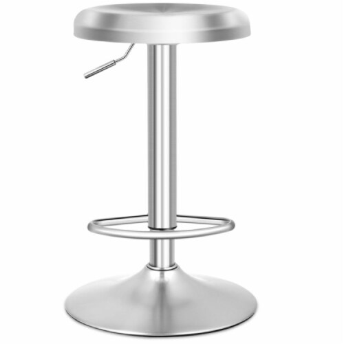 Hivvago Modern Swivel Adjustable Height Bar Stool with Footrest 1 Piece 1 Harris Teeter