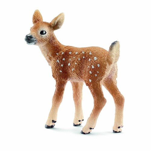 Schleich White Tailed Fawn Figure, 1 Unit - Kroger Schleich White Tailed Fawn Figure, 1 Unit - Kroger