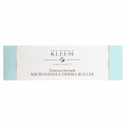 Kleem Organics Microneedle Derma Roller Titanium Strength - 1 Roller, 1 ... Kleem Organics Microneedle Derma Roller Titanium Strength - 1 Roller, 1 ...
