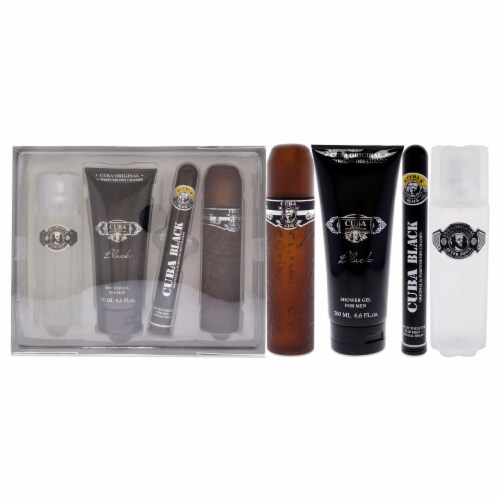 Cuba Black 4 Pc Gift Set 4 Pc Gift Set, 1 unit - Fry’s Food Stores Cuba Black 4 Pc Gift Set 4 Pc Gift Set, 1 unit - Fry’s Food Stores