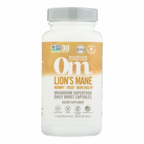 Organic Mushroom Nutrition - Mush Sprfd Lions Mane Cap - 1 Each - 90 CT ... Organic Mushroom Nutrition - Mush Sprfd Lions Mane Cap - 1 Each - 90 CT ...
