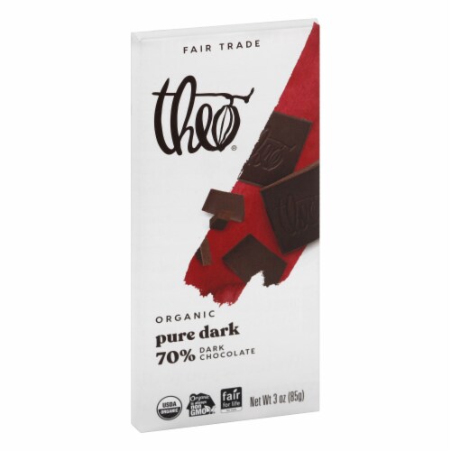 Theo Chocolate Bar Dark 70 3 Oz Case Of 12 3 Oz Each Frys Food