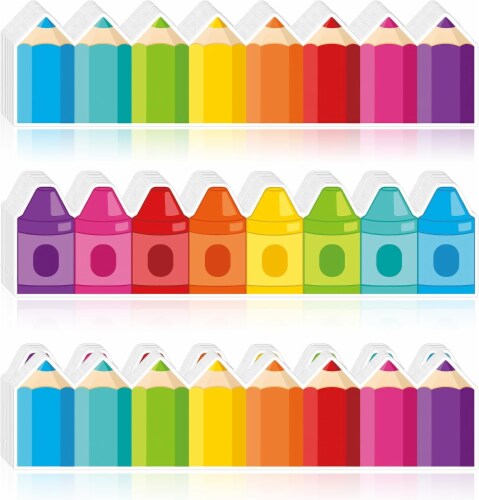 Bulletin Board Border Decorations,Pencil Crayons 60, 59ft - Harris Teeter Bulletin Board Border Decorations,Pencil Crayons 60, 59ft - Harris Teeter