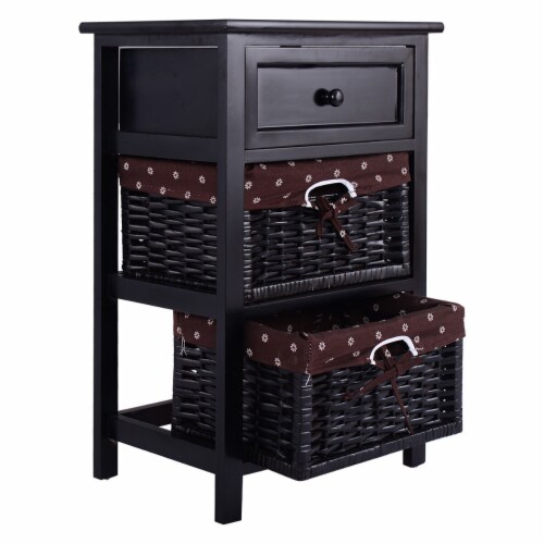 Night stand with baskets store