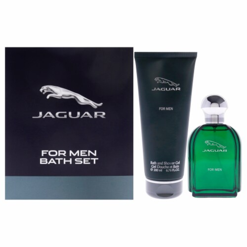 Jaguar Jaguar Green For Men 2 Pc T Set 34oz Edt Spray 676oz Bath