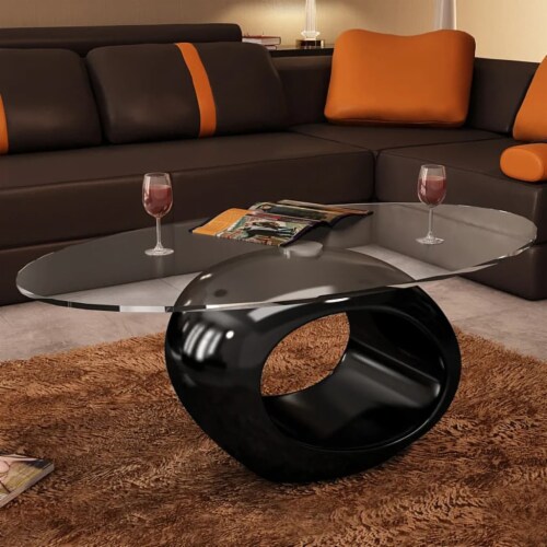 Vidaxl coffee table high gloss black store