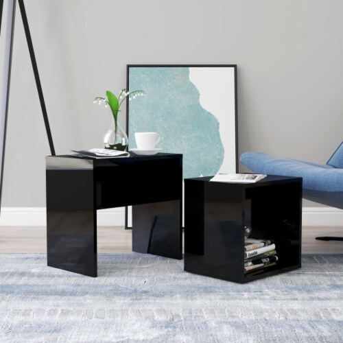 Vidaxl coffee table high gloss black store