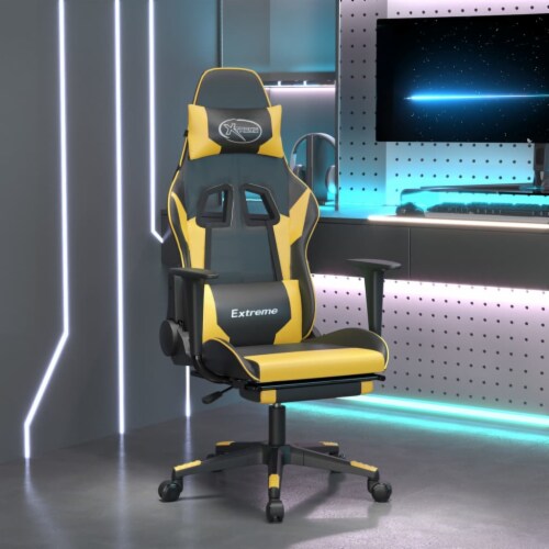Gold and black gaming chair store