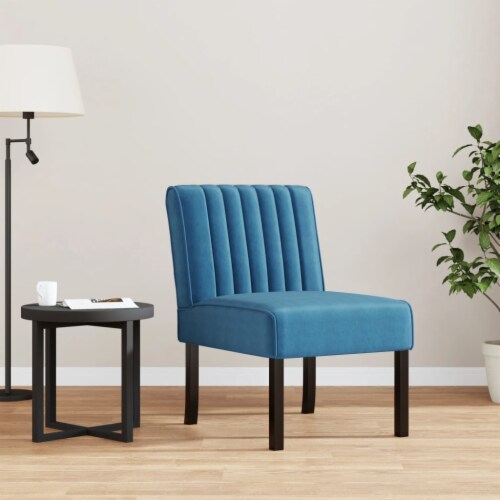 Blue slipper chair store