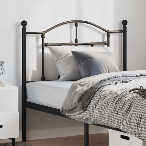 vidaXL 38.2 Inch Black Metal Headboard Twin Twin XL Vintage Headboard Only 39.4 1 Fry s Food Stores