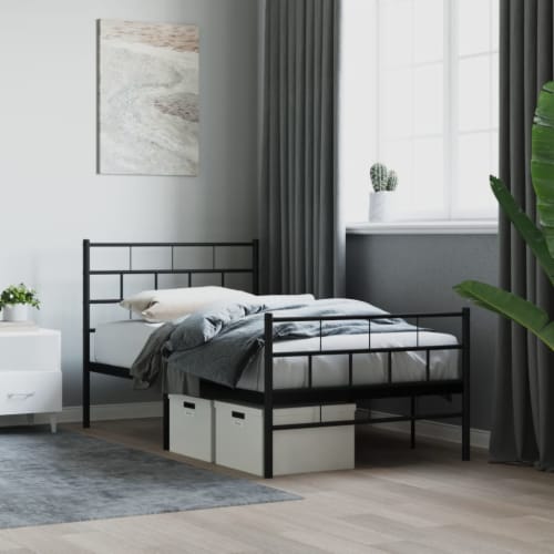 Twin xl steel bed frame store