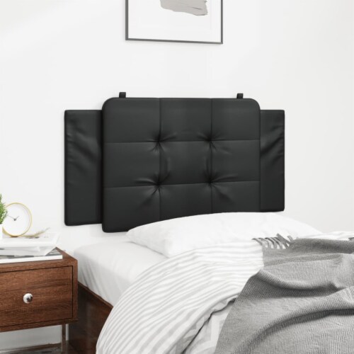 vidaXL Headboard Cushion Black 39.4 Faux Leather 39.4 x1.2 x18.9 Baker s