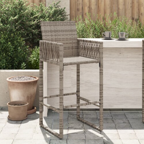 Rattan stools garden store