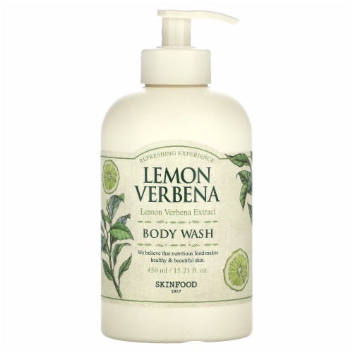 Skinfood Lemon Verbena Body Wash 450g Soft And Rich Foam Cleanse Your