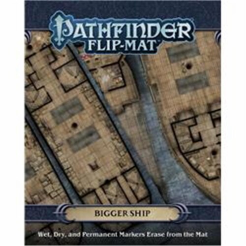 Paizo PZO30080 Pathfinder Flip Mat - Bigger Ship, 1 - Kroger Paizo PZO30080 Pathfinder Flip Mat - Bigger Ship, 1 - Kroger